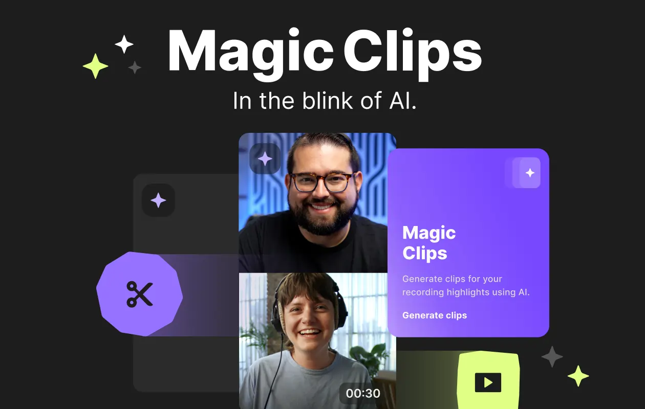 Turn your best moments into social growth: Introducing Magic Clips